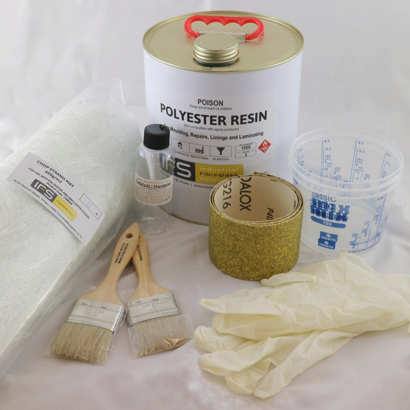 Fibreglass Repair Kit (Chop Strand Mat) – Fibreglass DIY Limited