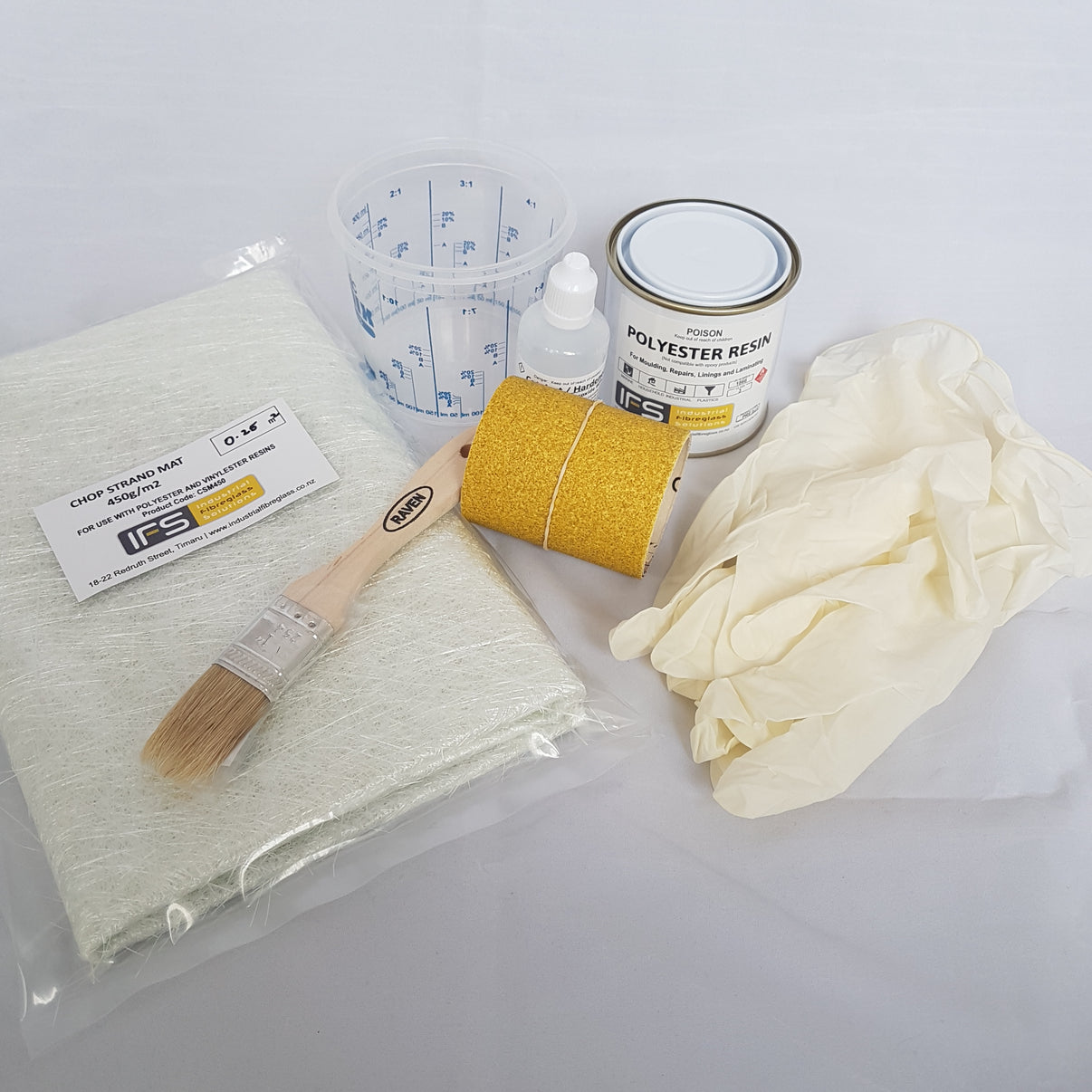 Fibreglass Repair Kit (Chop Strand Mat) – Fibreglass DIY Limited